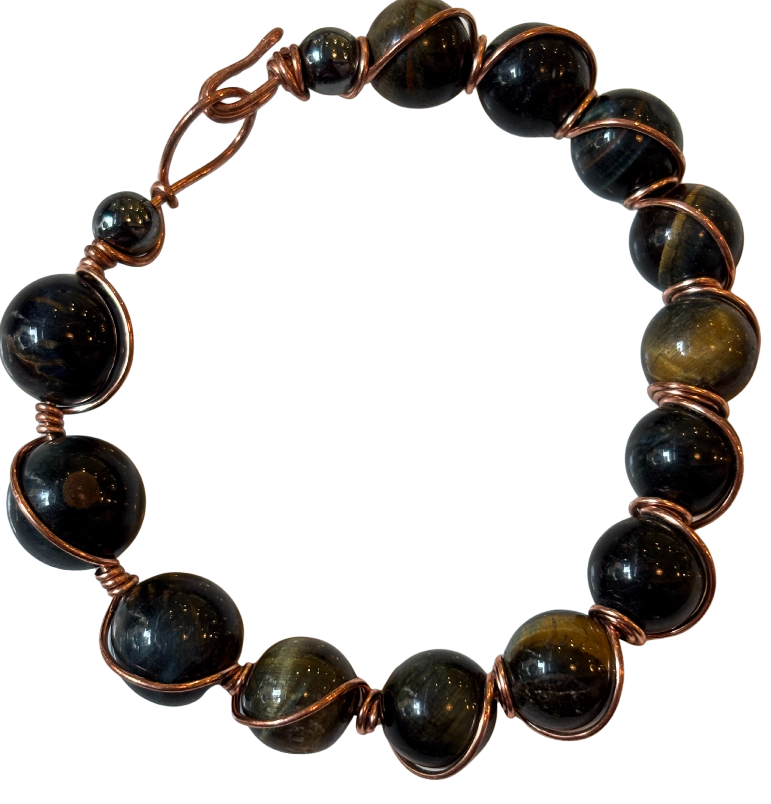 Blue Tiger's Eye – Crystal Cuffs